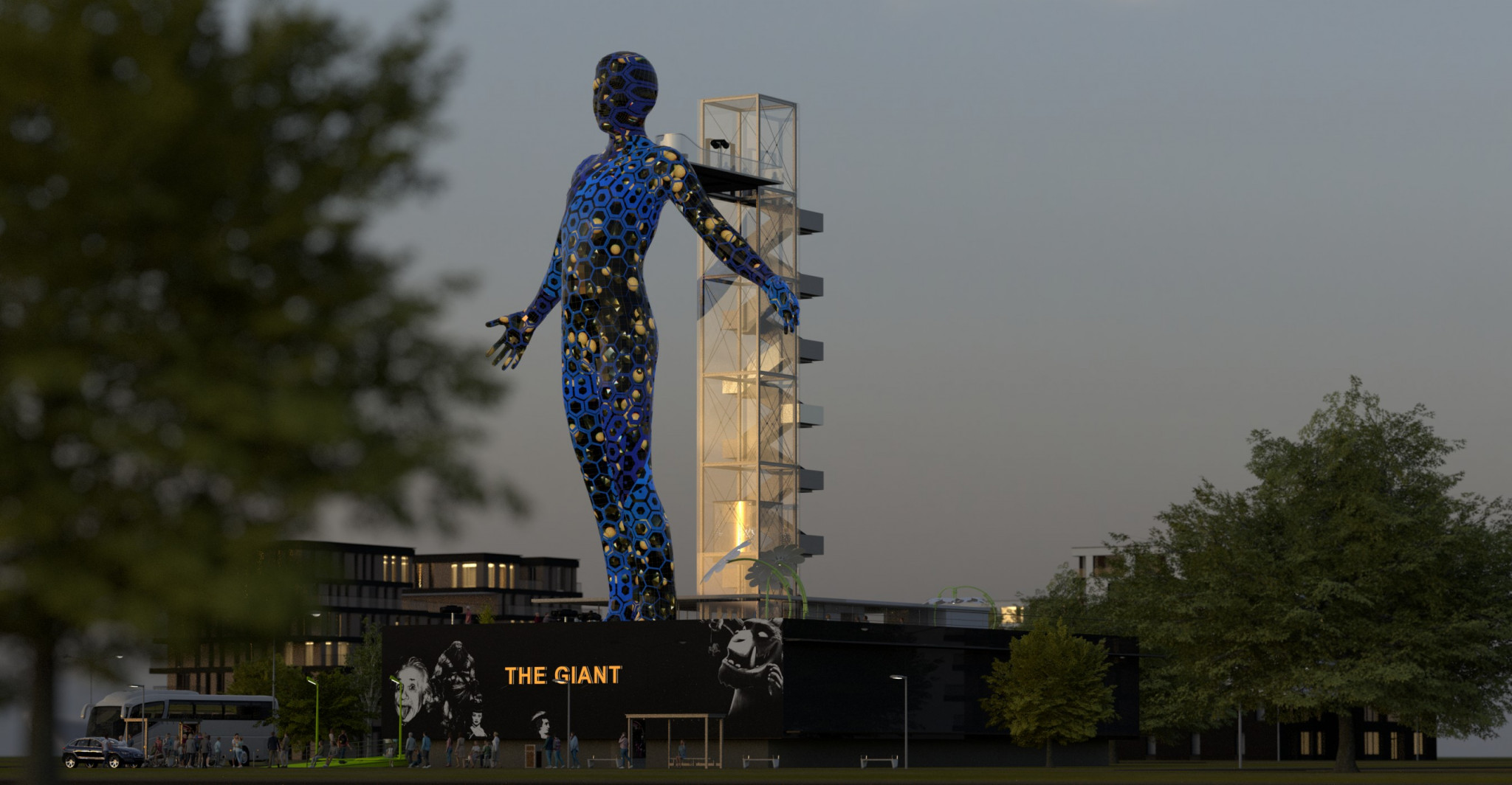 The Largest Selfie on Earth – See Your Face on ‘The Giant’ a 40-Metre ...